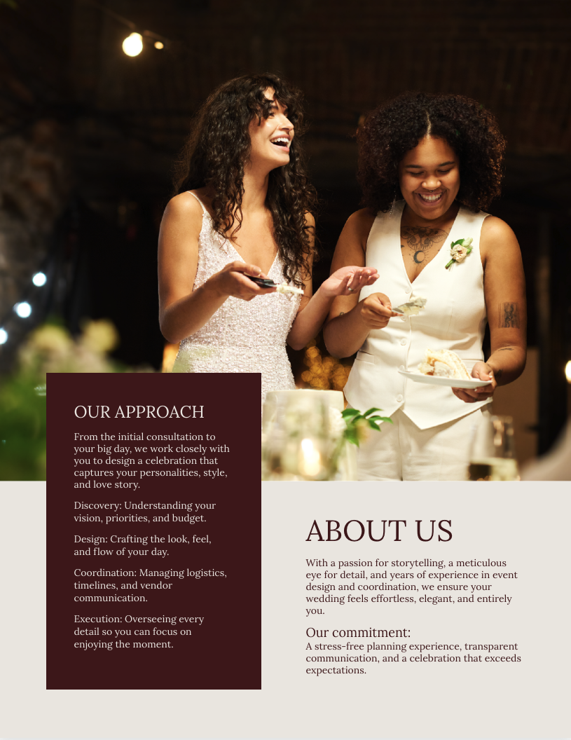 Wedding Planning Proposal Template to Win More Clients | Proposify